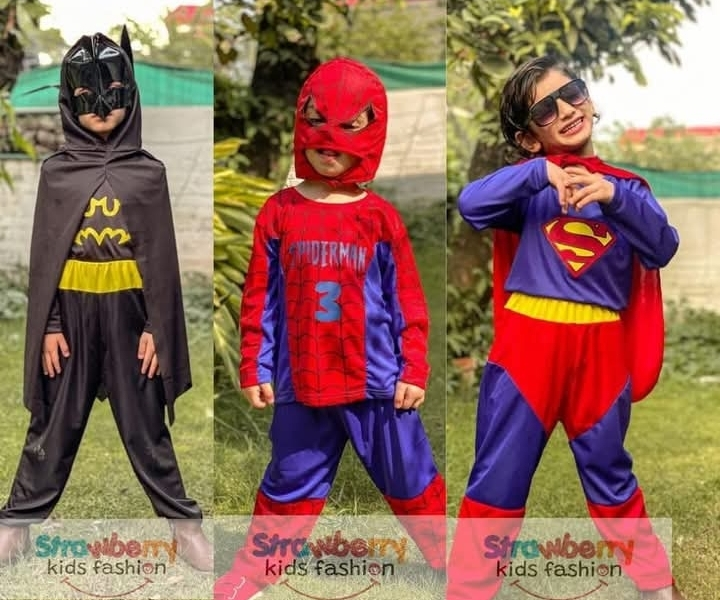 Superheroes Costumes for Kids | Spiderman, Batman & More – Strawberry ...